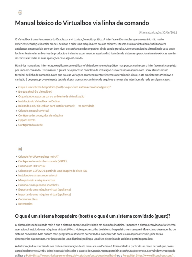 Manual Básico Do Virtualbox Via Linha de Comando PHC Co. | PDF ... Manual Básico Do Virtualbox Via Linha de Comando PHC Co. | PDF ...