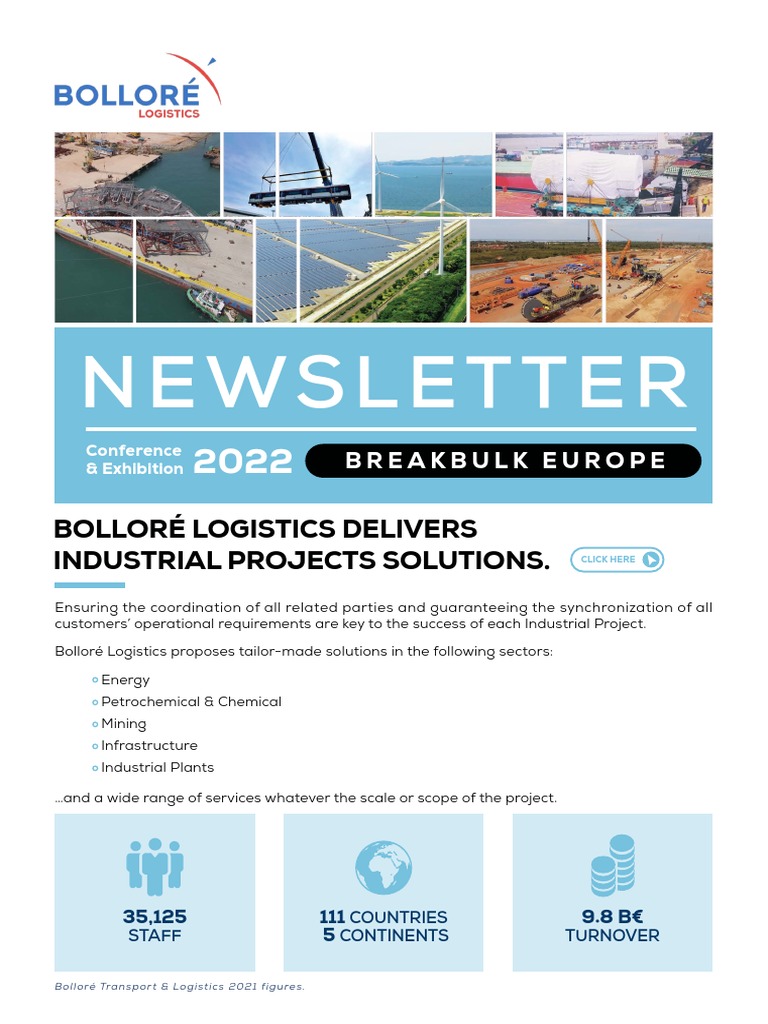 Dedicated Newsletter For Breakbulk Europe 2022 | PDF | Internet Of ...