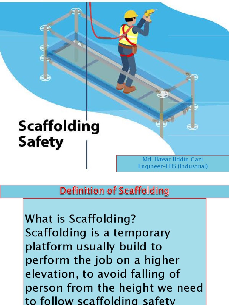 Scaffolding Safety | PDF | Scaffolding | Equipment