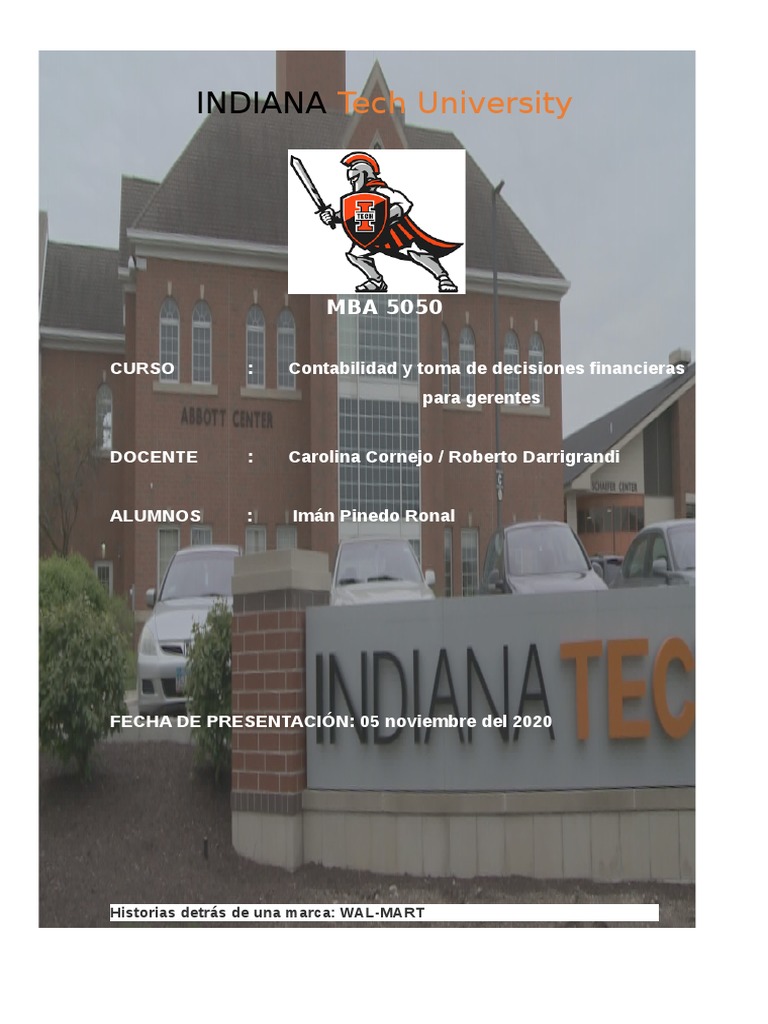 Walmart An Lisis Horizontal y Vertical | Descargar gratis PDF | Economias | Sector privado