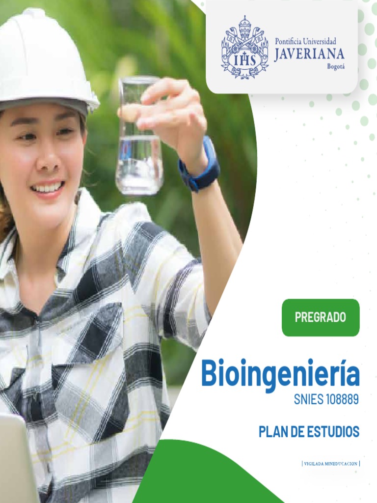 Bioingeniería: Plan de Estudios | PDF | Ingeniería biológica | Ciencias ...