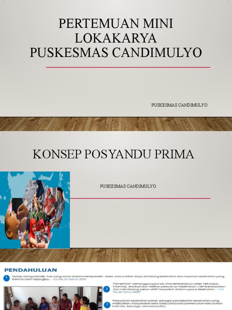 Konsep Posyandu PRIMA | PDF