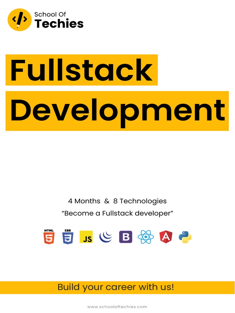 Fullstack Course Brochure SOT | PDF | J Query | Html Element
