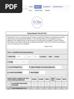 Adolescent Binge Eating Scale ADO-BED Questionnaire | PDF