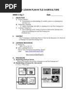 Final For COT 1 TLE 6 - Agriculture | PDF | Area | Learning