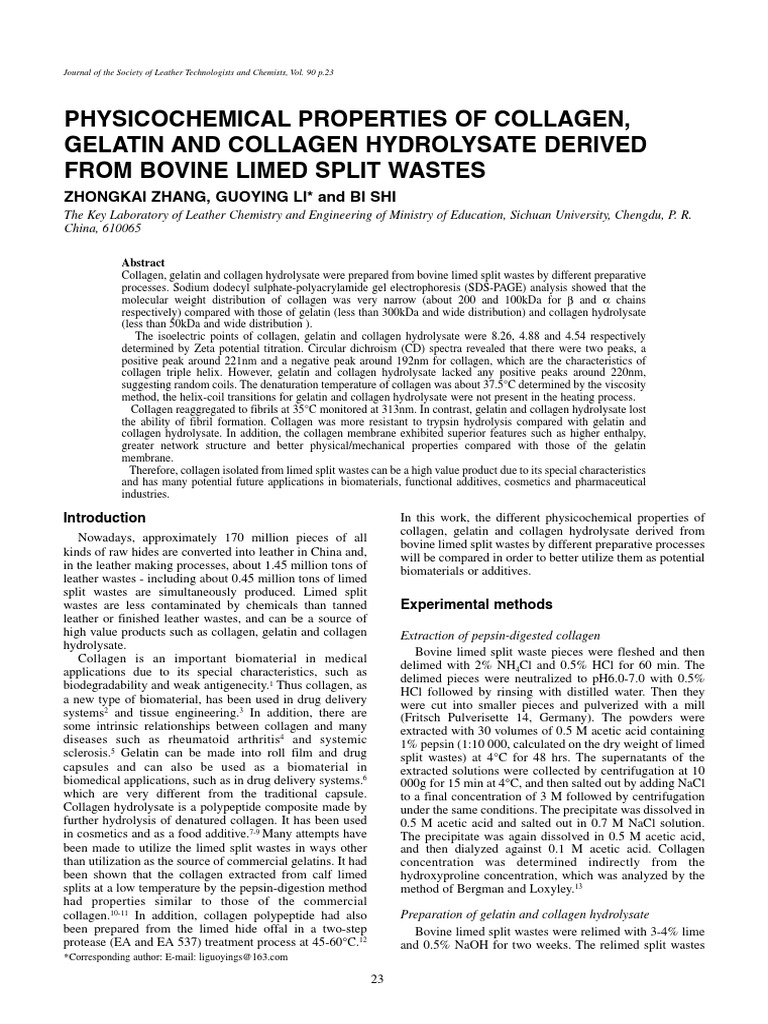 Gelatina 1.2 | PDF | Gelatin | Collagen