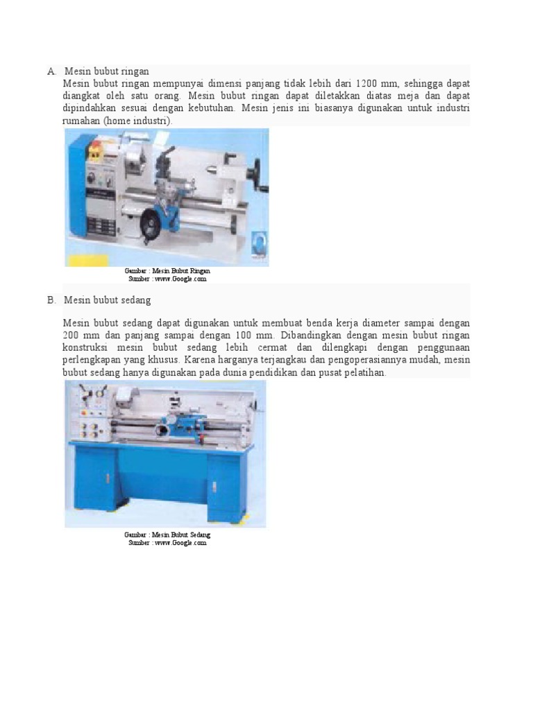 Macam Macam Bubut | PDF