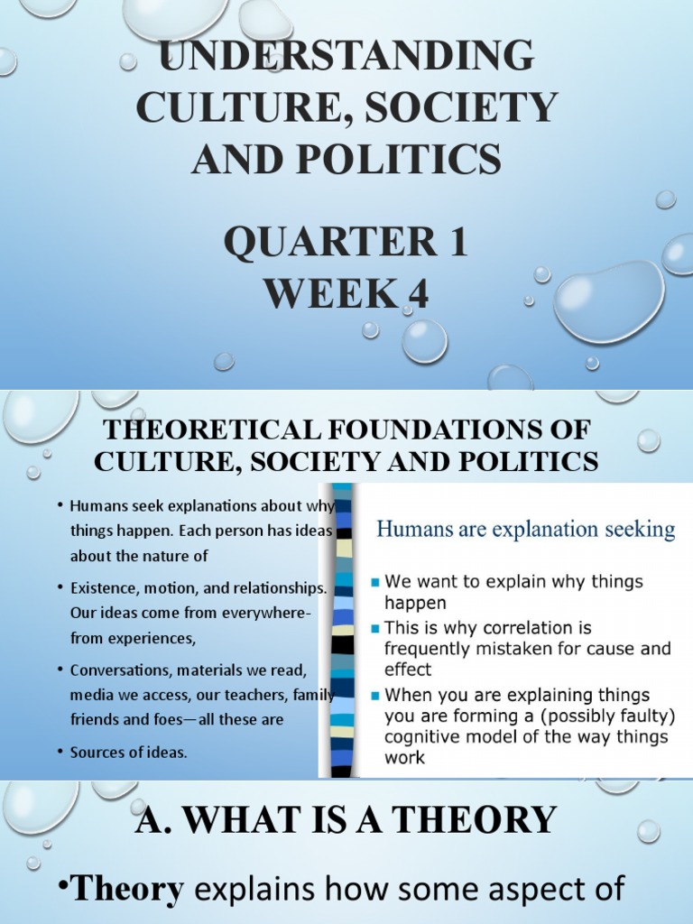 Ucsp PPT Q1 W4 | PDF | Sociology | Concept