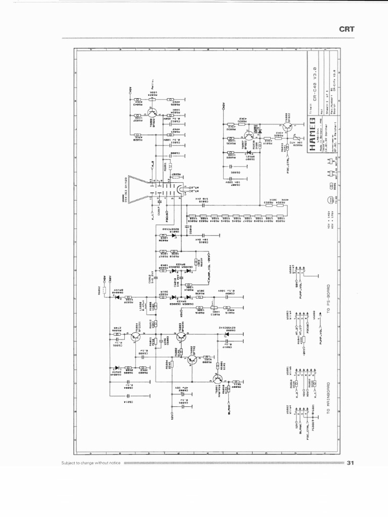 Hameg hm504 1004 Oscilloscope SCH | PDF | Electromagnetic Compatibility