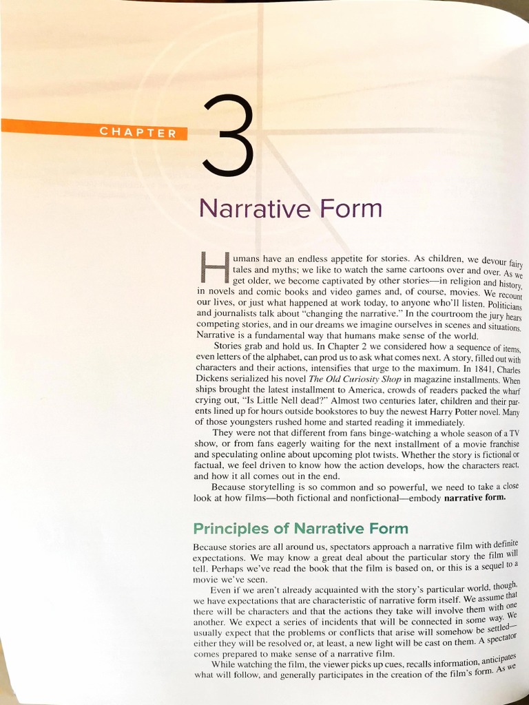 Bordwell Narrative Form | PDF | The Old Curiosity Shop | Plot (Narrative)