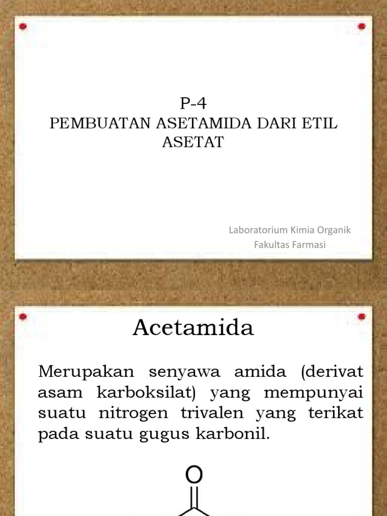 Acetamide | PDF | Memasak, Makanan, & Anggur | Teknologi & Rekayasa