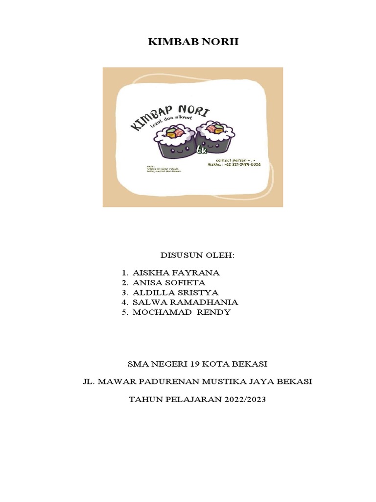 Pkwu Kimbab Nori | PDF