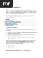 Modelo en V: Ciclo de Vida del Software | PDF | Software | Ingeniería ...