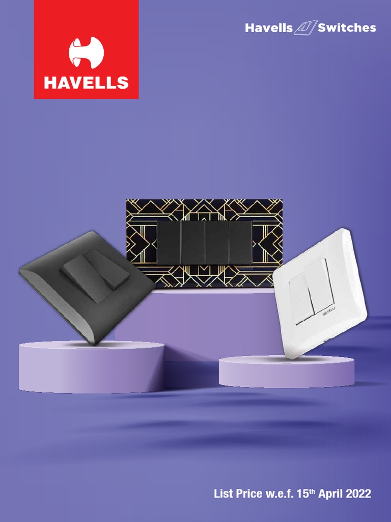 Havells | Download Free PDF | Electrical Engineering | Telecommunications