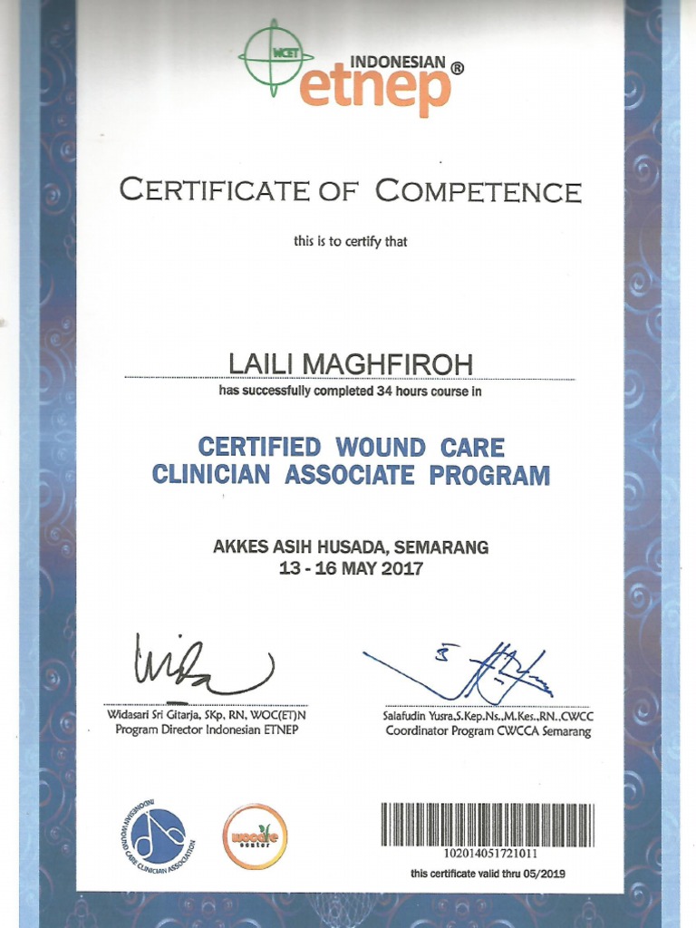 Sertifikat Woundcare | PDF