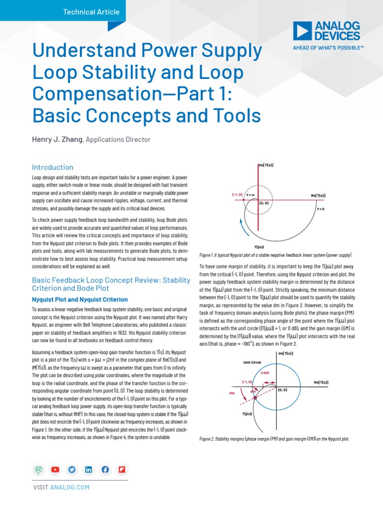 Understand Power Supply Loop Stability and Loop Compensation | PDF | Control Theory | Signal ...