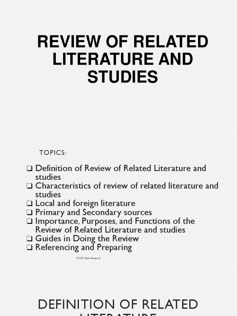 Chapter-2 RRL | PDF | Apa Style | Citation