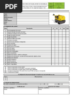 Check List Rodillo Compactador - 01 | PDF | Tecnología