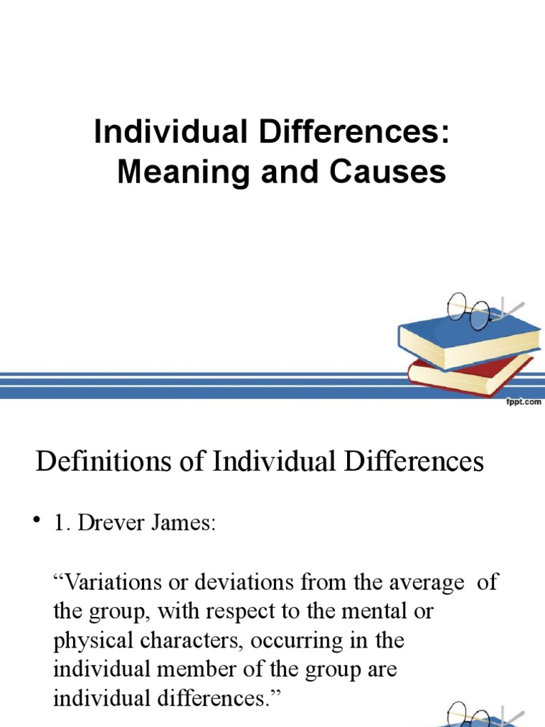 Individual Difference | PDF | Intelligence | Intelligence Quotient
