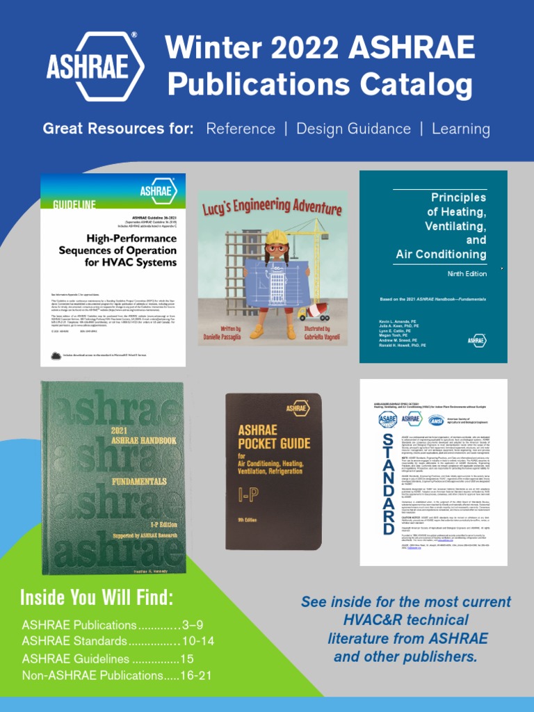2022 ASHRAE Winter Publications Catalog | PDF