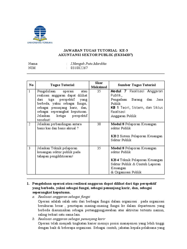 Akuntansi Publik Tugas 3 MRD | PDF