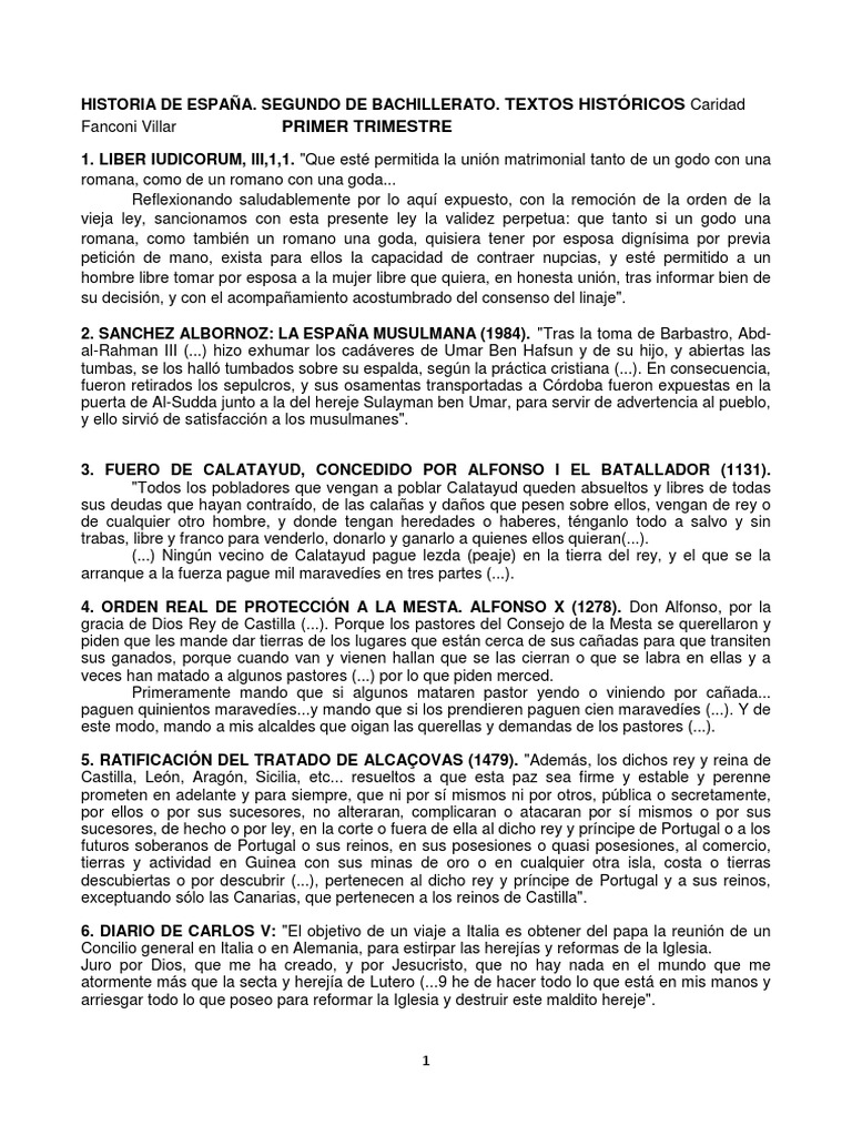 TEXTOS HISTORICOS-COMPLETO-2020-9 | PDF | Cortes Generales | España