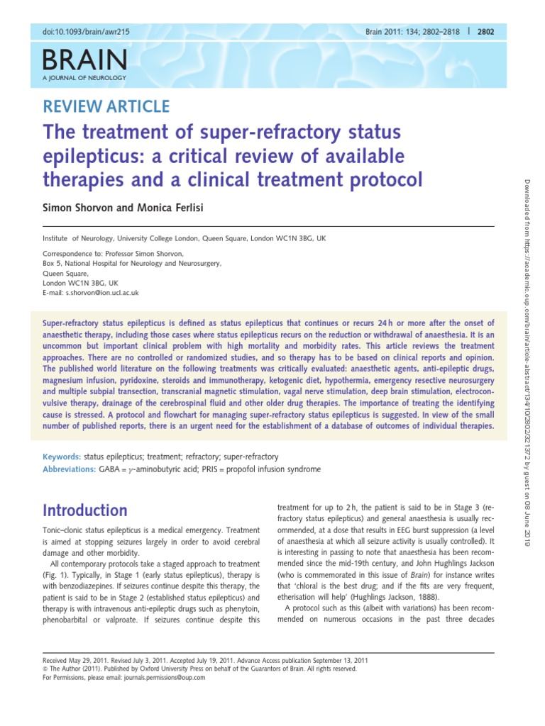 Status Epilepticus | PDF | Midazolam | Epilepsy