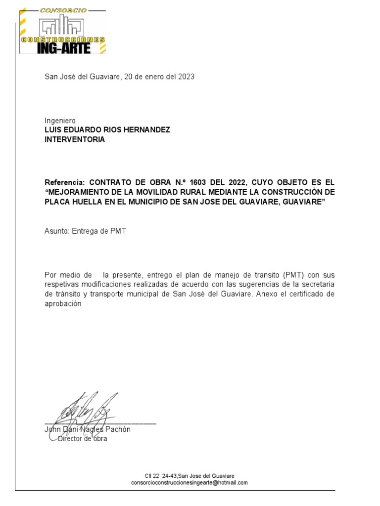 Formato de Oficio | PDF