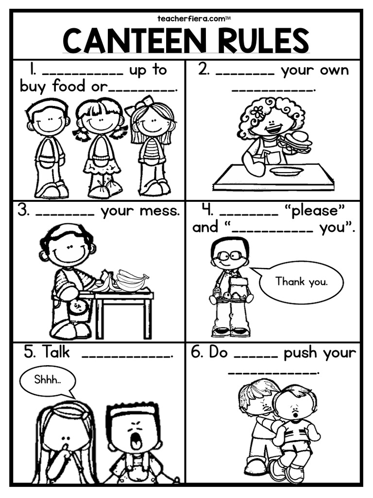 School Canteen Rules for Students | PDF