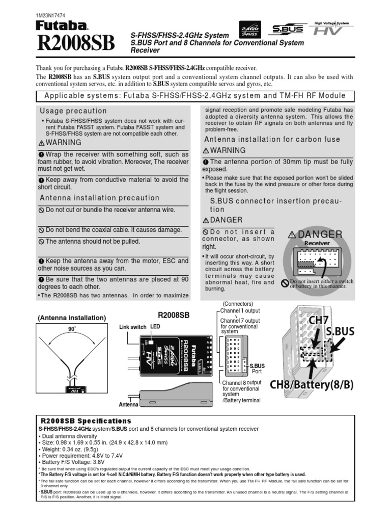 R2008SB | PDF | Transmitter | Antenna (Radio)