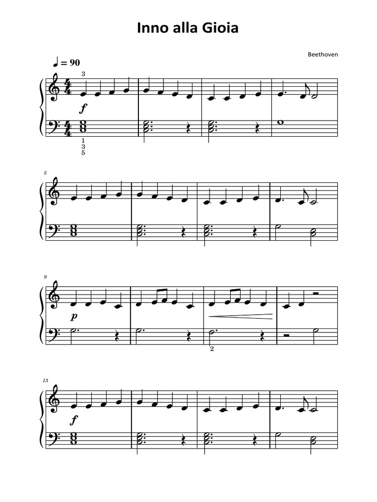 Inno Alla Gioia | PDF