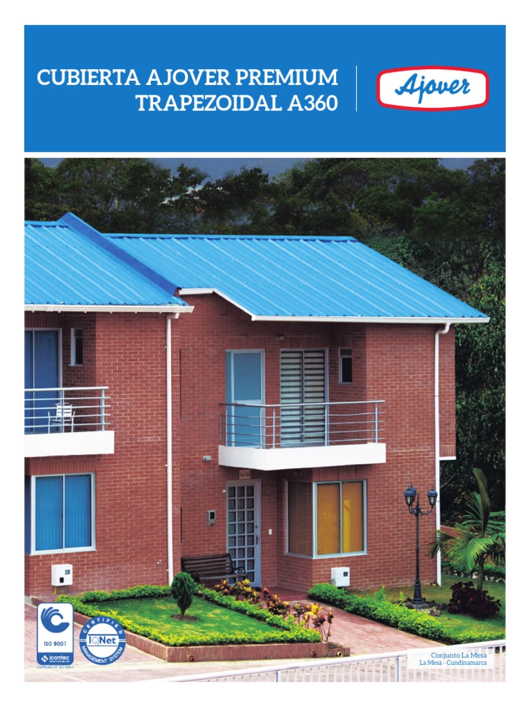 FT Cubierta Ajover Premium Trapezoidal A360 06 2021 | PDF | Aluminio ...