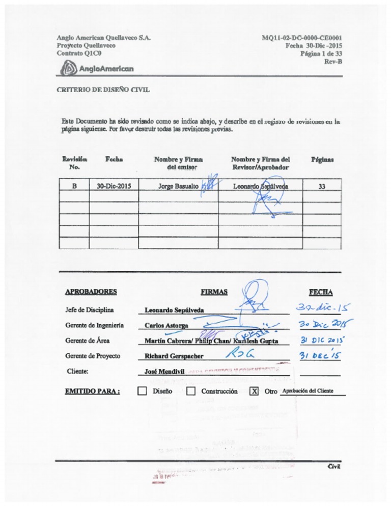 MQ11 02 DC 0000 Ce0001 - B | PDF | Minería | Topografía