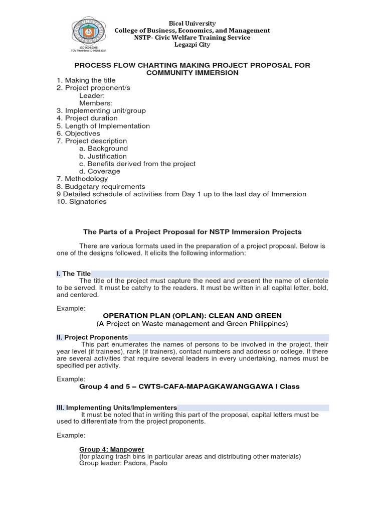 Project Proposal Format | PDF | Waste Management