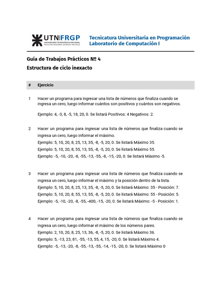 Nº4 Mientras - Hacer Mientras | PDF