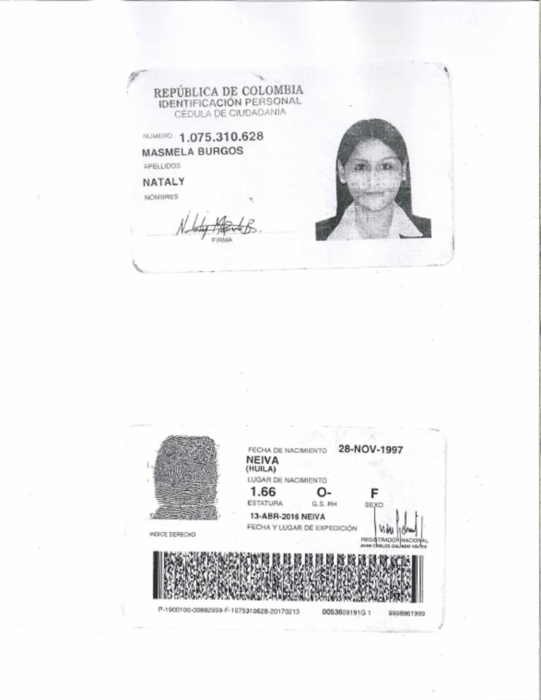 4 - Copia Legible Cedula | PDF