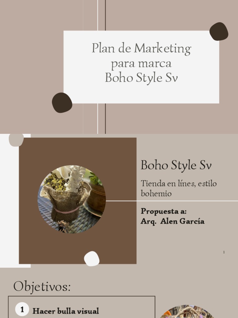 Marketing Managment para Marca Boho Style SV | PDF | Marca | Marketing