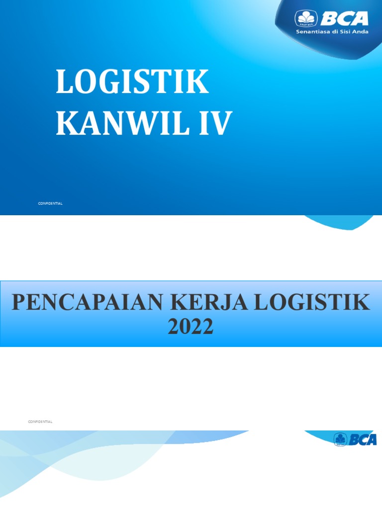 Rencana Kerja Logistik 2023 | PDF