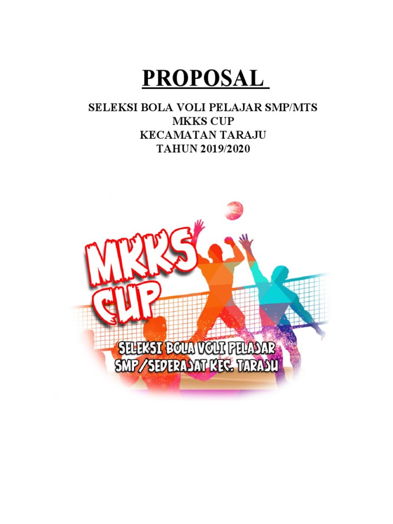 Proposal MKKS Cup | PDF
