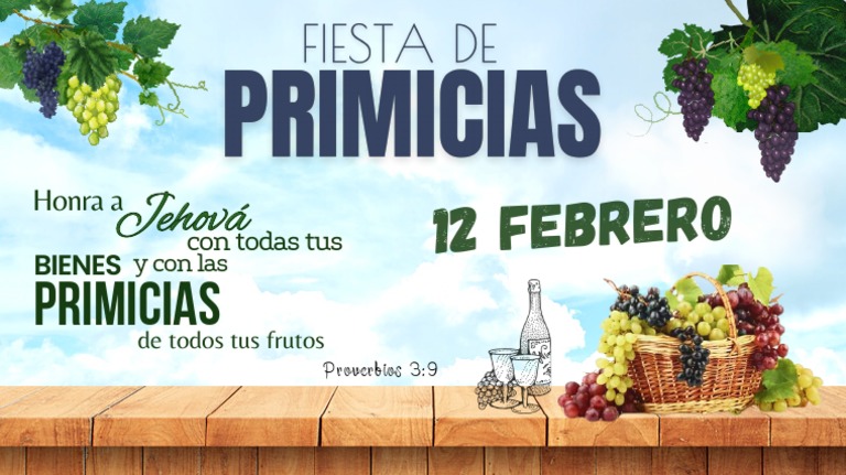 Plantilla de Fiesta de Primicias | PDF