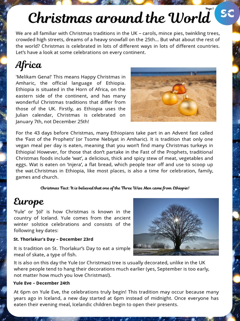 Christmas Around The World Pack Compressed | PDF | Christmas ...