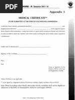 Medical Certificate For Administration of Hepatitis-B Vaccination | PDF