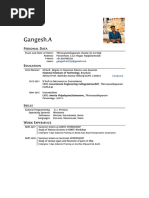 CV Format | PDF | Kathmandu | Engineering