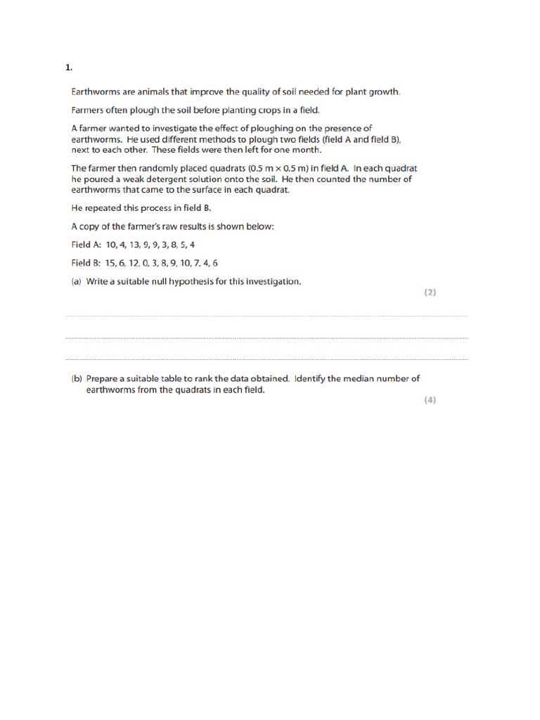 Core Practical 11 - Worksheet | PDF