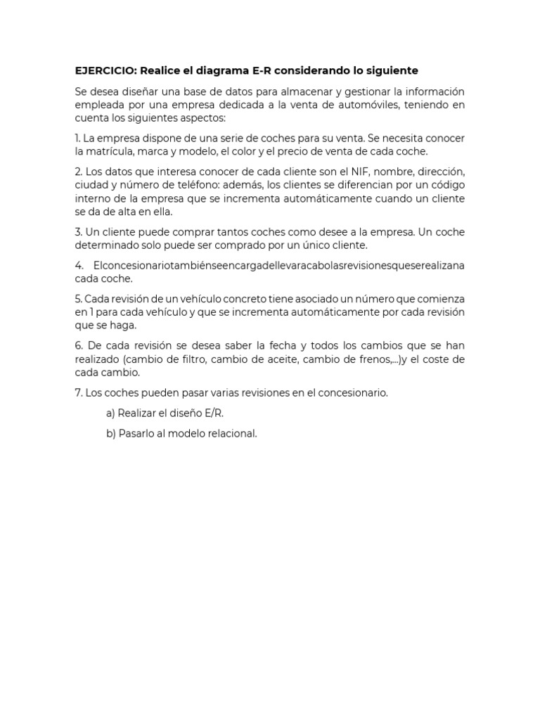 Ejercicio E-Rr | PDF