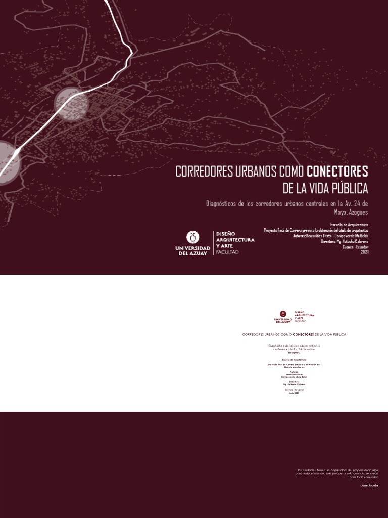 Corredores Urbanos Como Conectores de La Vida Pública | PDF | Peatonal ...