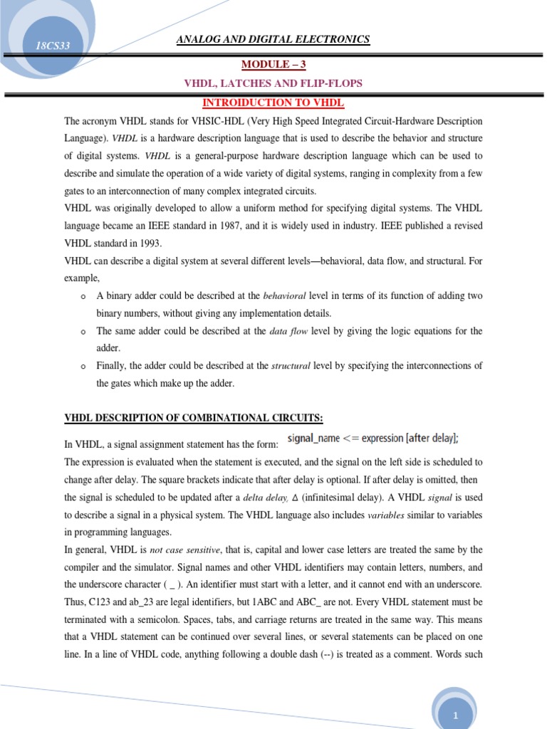 18cs33 Ade Module 4 | PDF