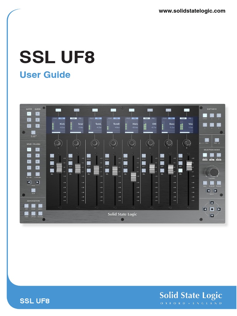 SSL UF8 User Guide - EN | PDF | Computer Keyboard | Usb