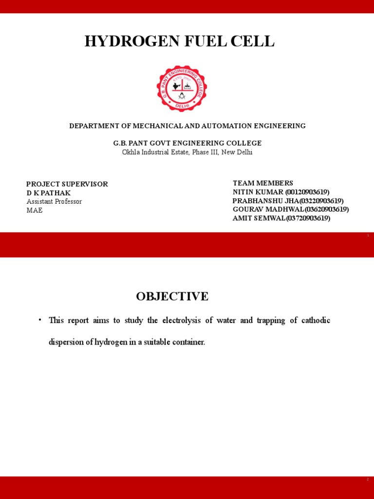 GRP 14 PPT Final | PDF | Hydrogen | Water