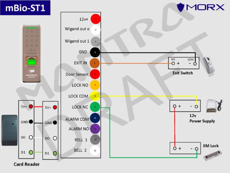 MBio ST1 Connection Diagram | PDF